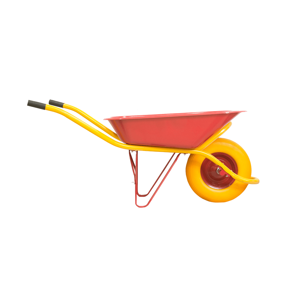 Buy Yellow Wheelbarrow with F Wheel Online | Lifting Tools | Qetaat.com