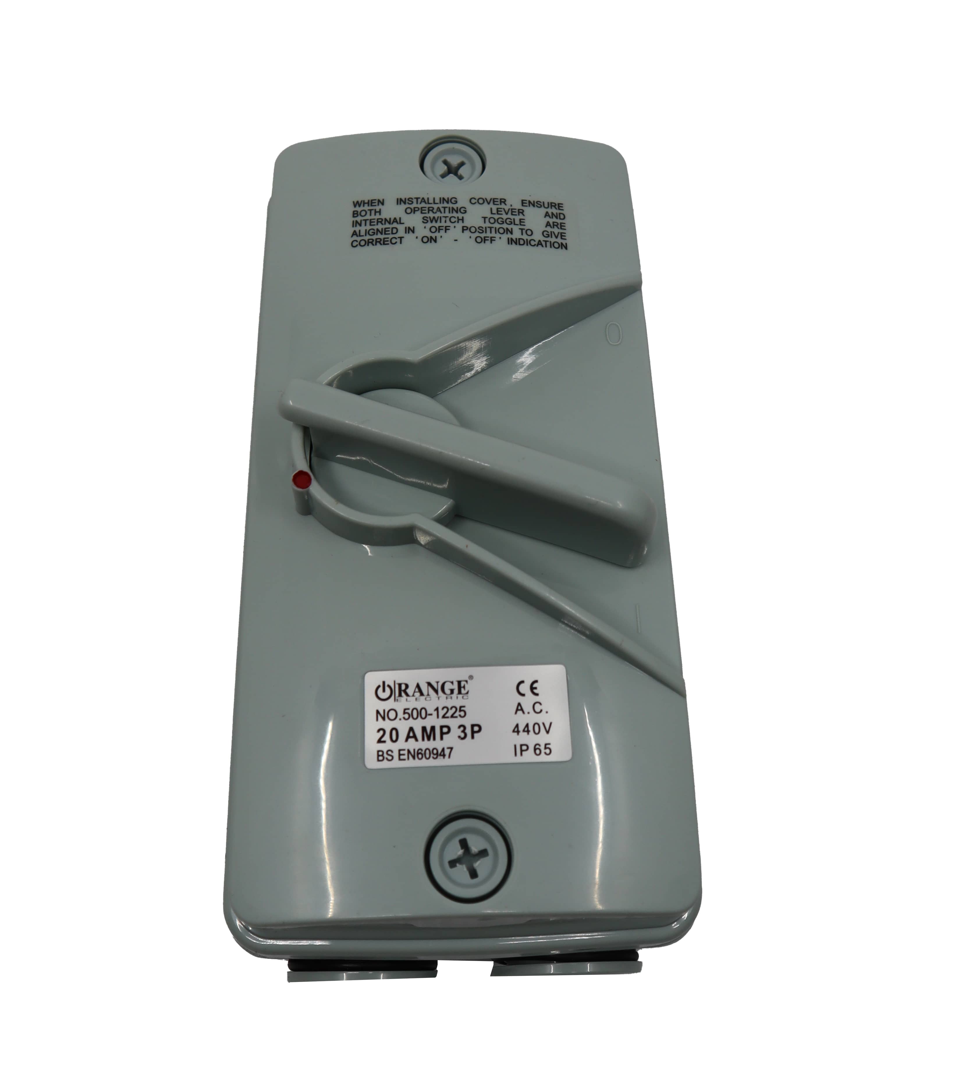 Buy Orange Weatherproof Isolator Tpn - 63A Online | Construction ...