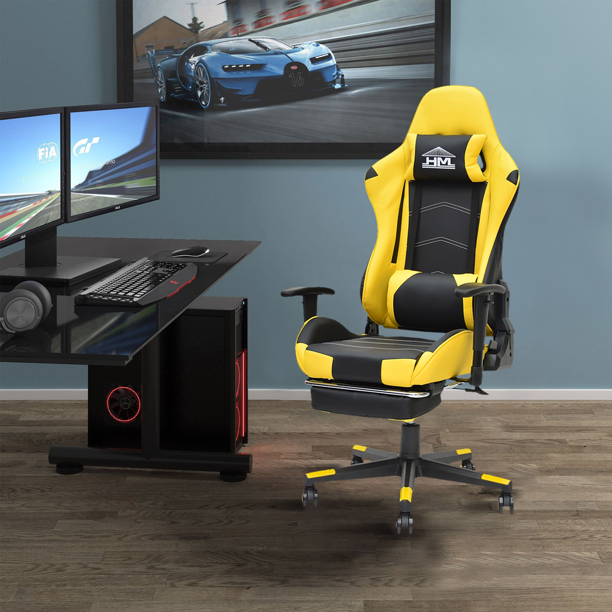 GAMING CHAIR BLACK/YELLOW